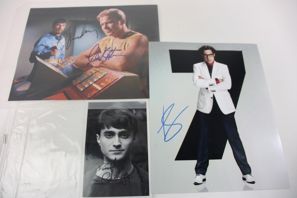 Lot Of Signed Autographed Photos, 11 Pieces | Property Room