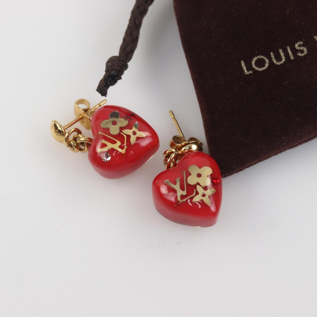 Louis Vuitton GP Heart Earrings | Property Room