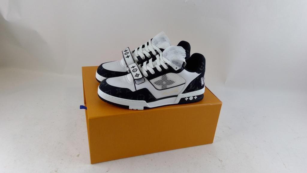 Louis Vuitton Men's Trainer Velcro Shoes Sz 7 - Double Checked By ...