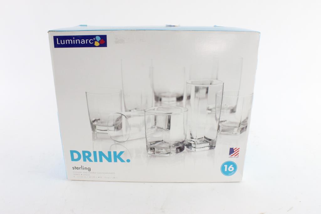 Luminarc 16 Piece Sterling Glass Set | Property Room