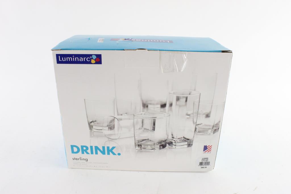 Luminarc 16 Piece Sterling Glass Set | Property Room
