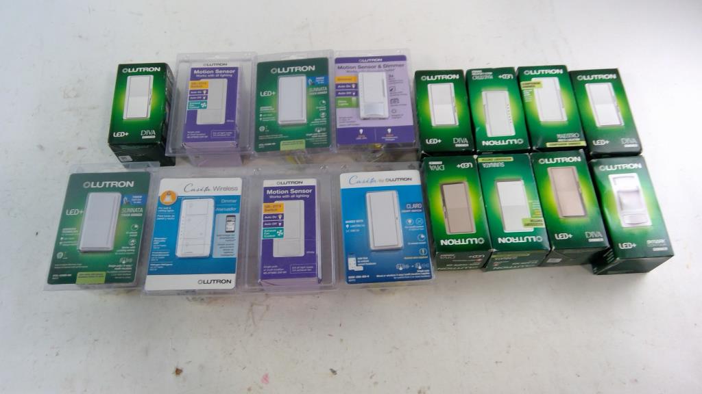 Lutron LED Multi Location Dimmer And More 10+ Pieces | Property Room