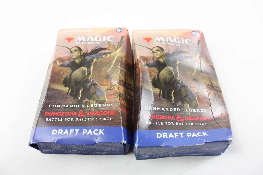 Magic The Gathering Dungeons & Dragons Draft Pack, 2 Pieces | Property Room