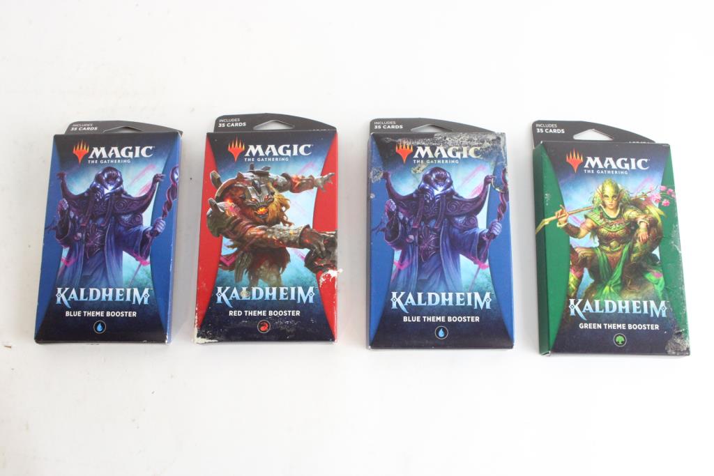 Magic The Gathering Kaldheim Booster Packs, 4 Pieces | Property Room