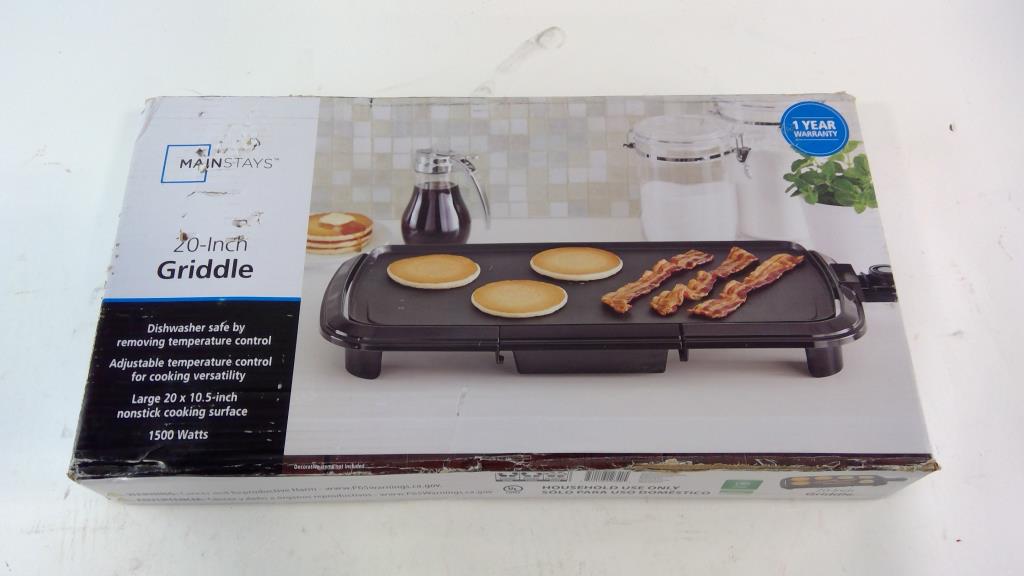 Mainstays 20 Inch Griddle | Property Room