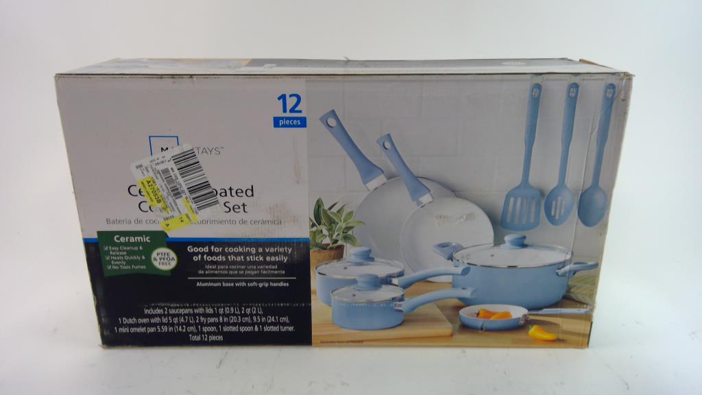 Mainstays Ceramic Coated Cookware Set | Property Room