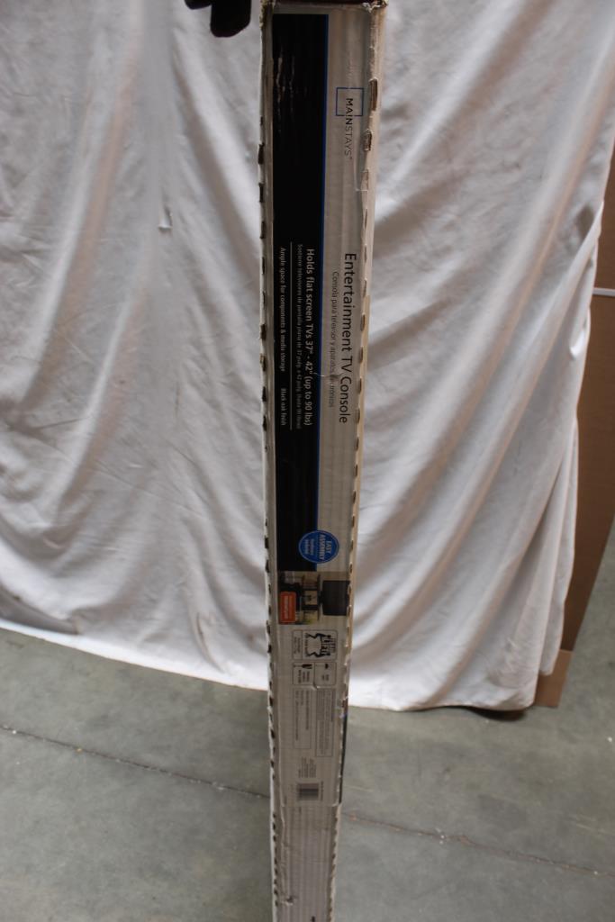 Mainstays Entertainment Tv Console Black Oak Finish Componet & Media ...