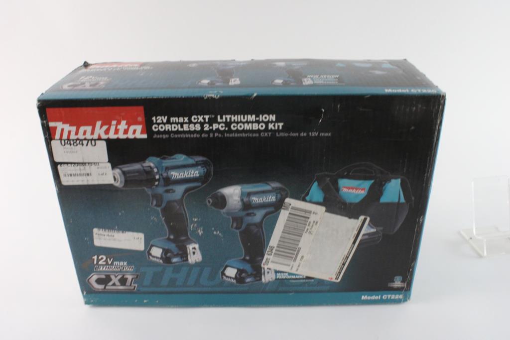 Makita 12V CXT Cordless 2-Pc Combo Kit | Property Room