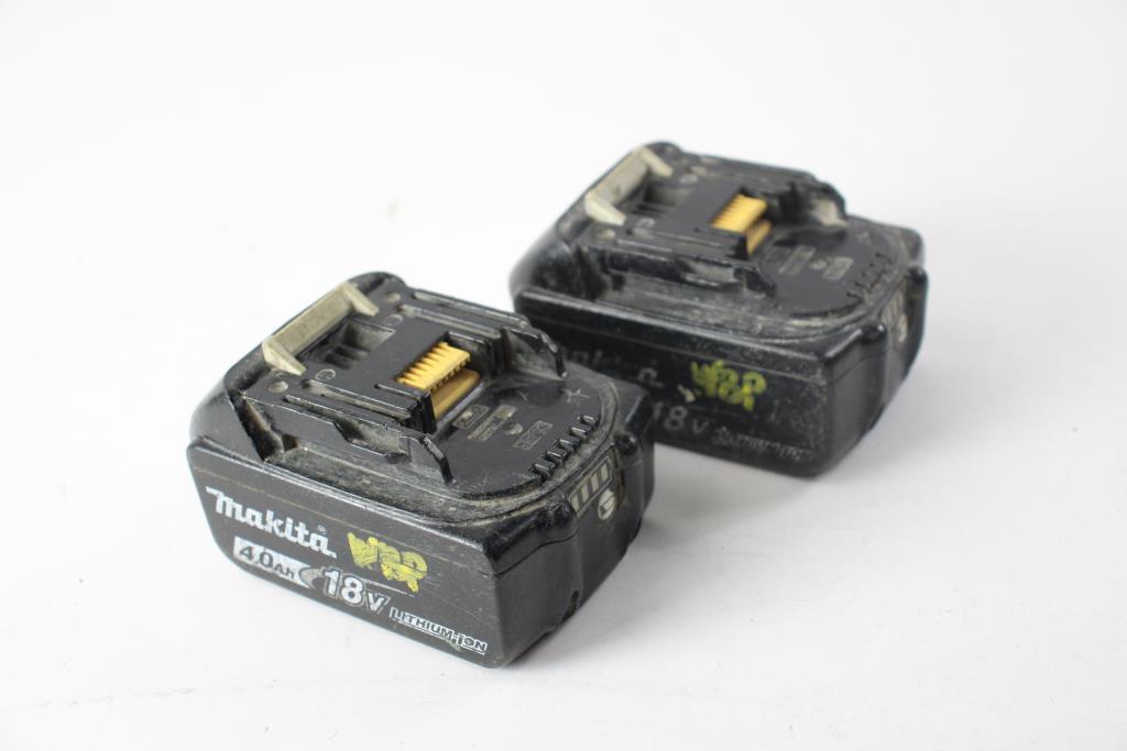 Makita Battery Packs, BL1840B, 2 Count | Property Room