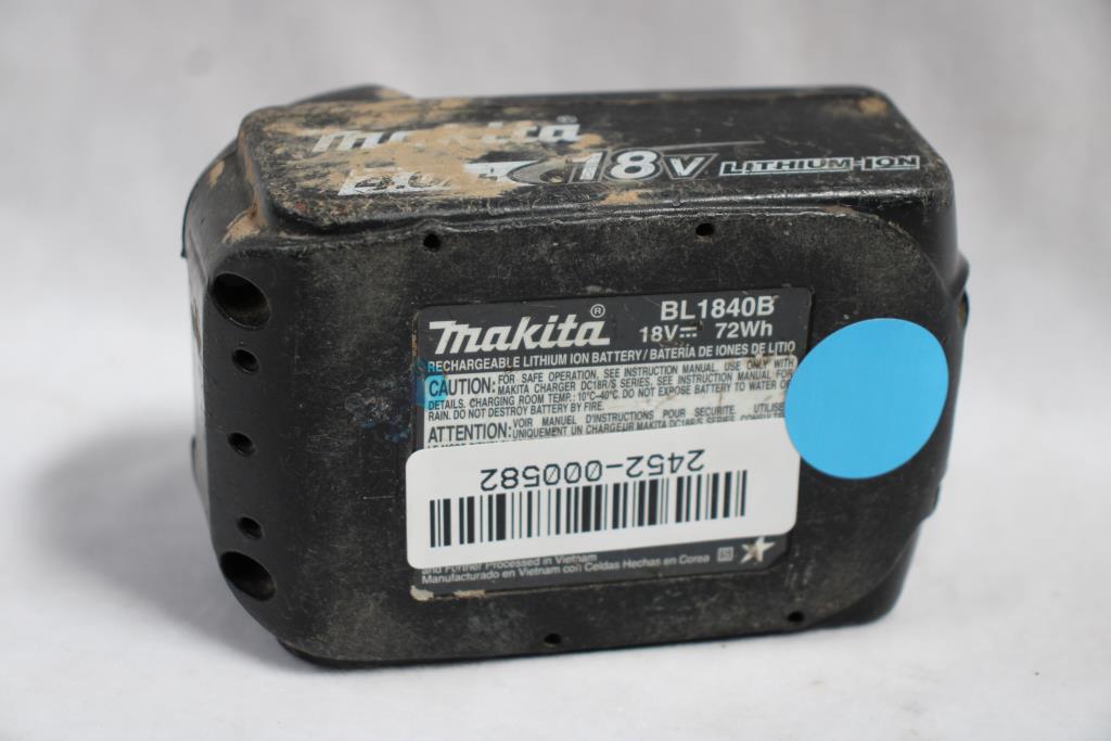 Makita BL1840B Rechargeable 18V Battery | Property Room