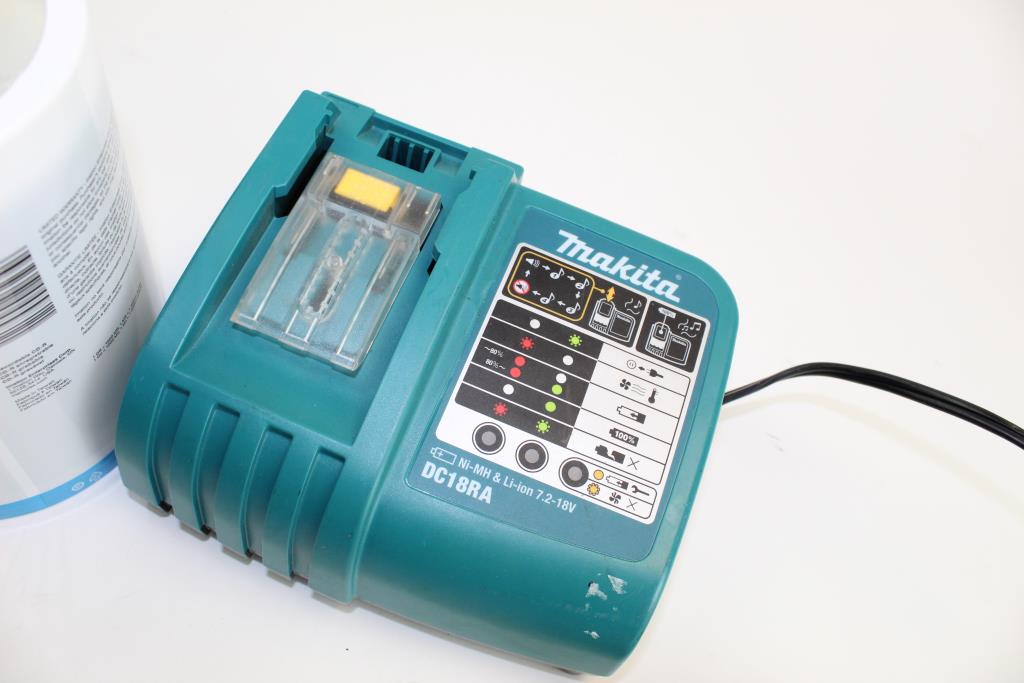 Makita Dc18ra Charger & Memorex Cd-r 100pc Disc Pack; 2 Pieces ...