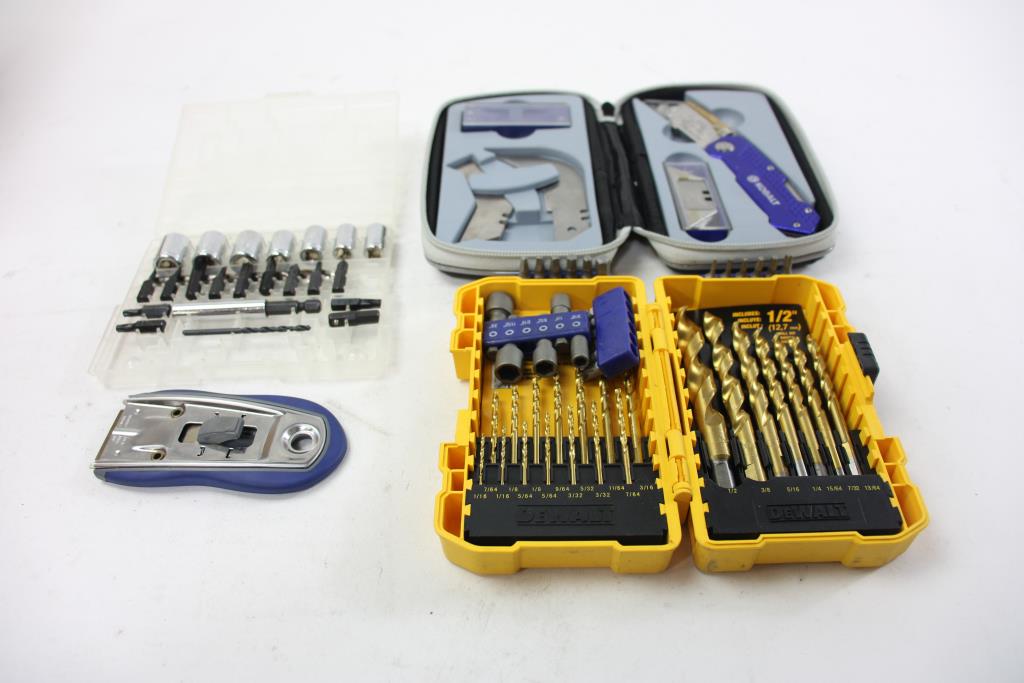 Makita Drill Driver, Kobalt Lockback Utility Knife Set, Dewalt Screw ...