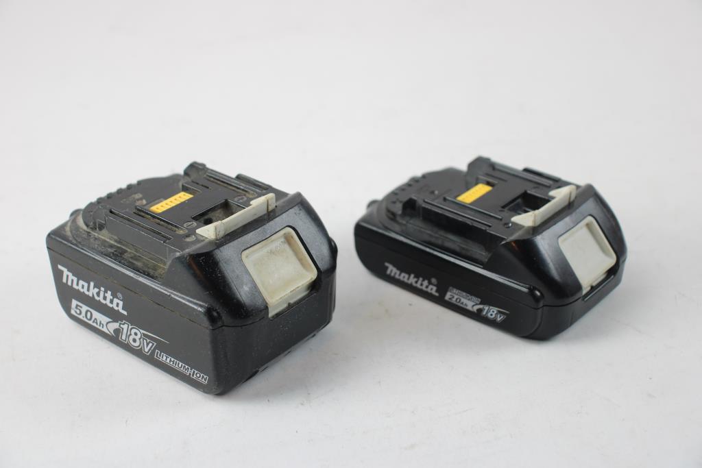 Makita Rechargable Lithium Batteries, 2 Pieces | Property Room