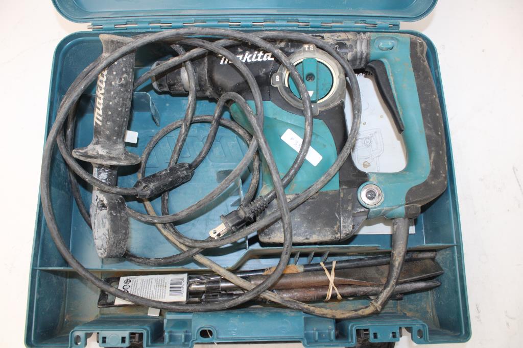 Makita Rotary Hammer HR2811F With Case And Hammer Bits | Property Room