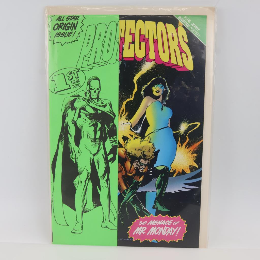 Malibu Comics, Protectors Comic #1 Variant The Menace Of Mr. Monday ...