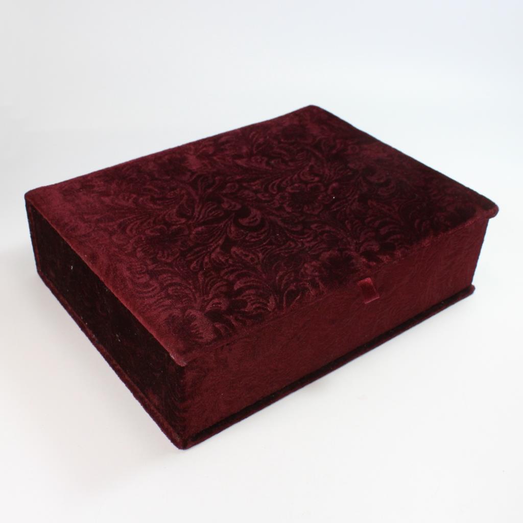 Maroon Jewelry Box | Property Room