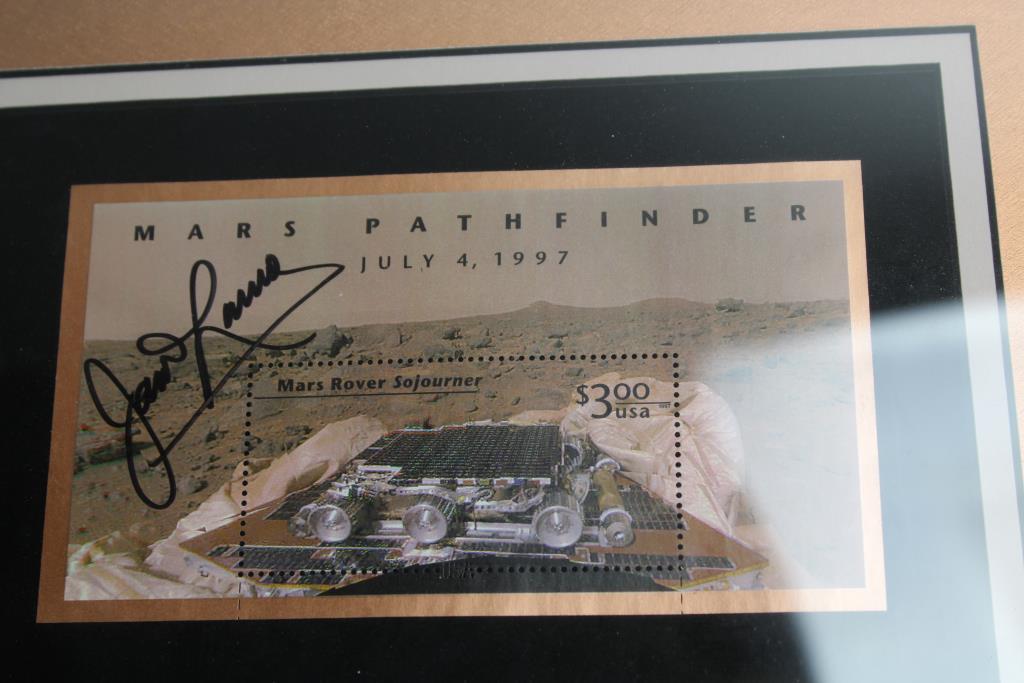 Mars Pathfinder Stamp, Signed By Cpt. James Lovell | Property Room