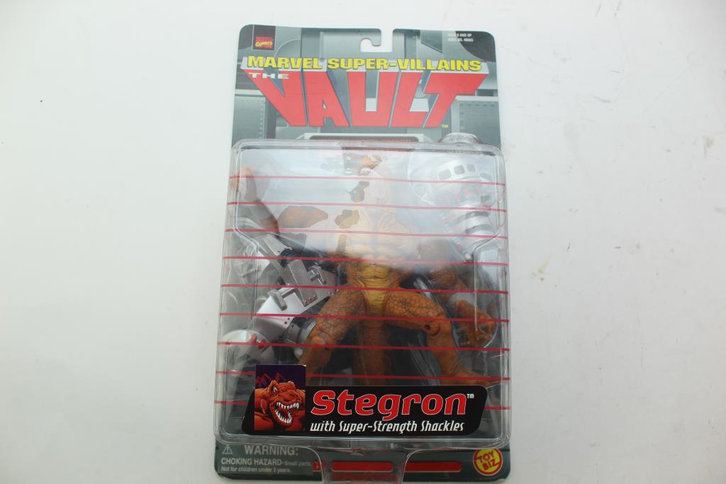 Marvel Comics Action Figures: Stegron, Iron Man Titanium Man: 2 Items ...