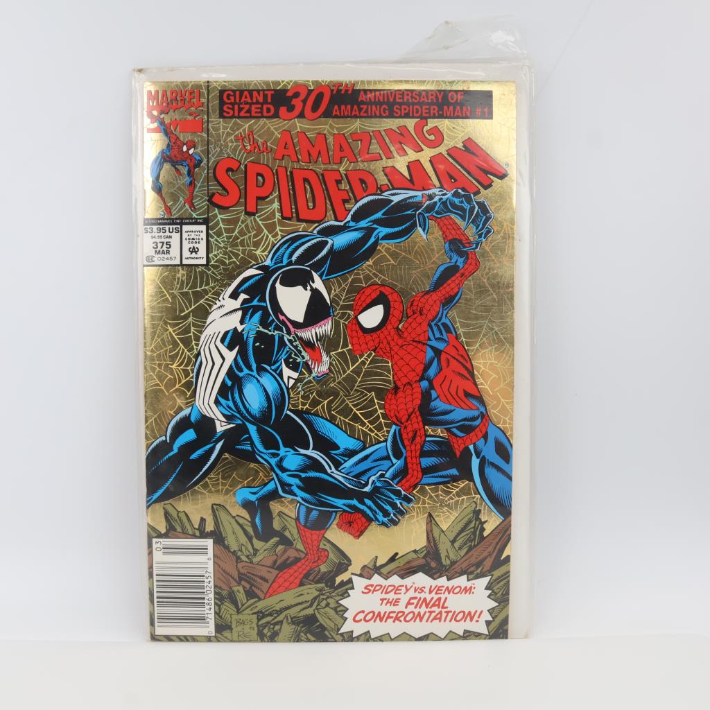 Marvel Comics, Amazing Spider-man #375, "The Bride Of Venom" Foil Cover ...