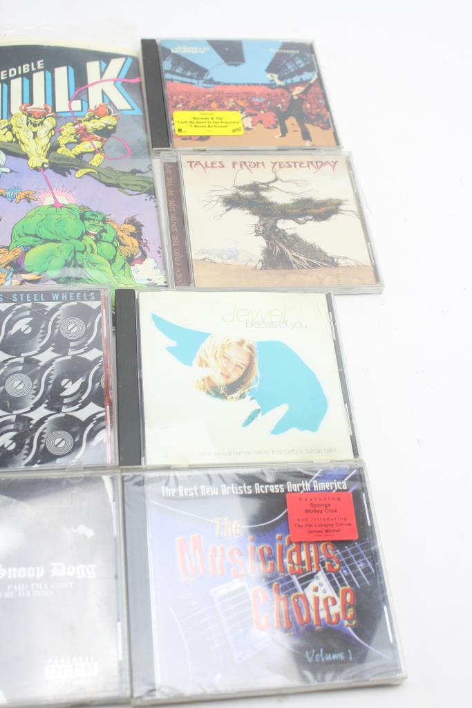 Marvel Comics, Music Cds, Seiko Quartz Guitar & Bass Tuner, & More; 20 ...