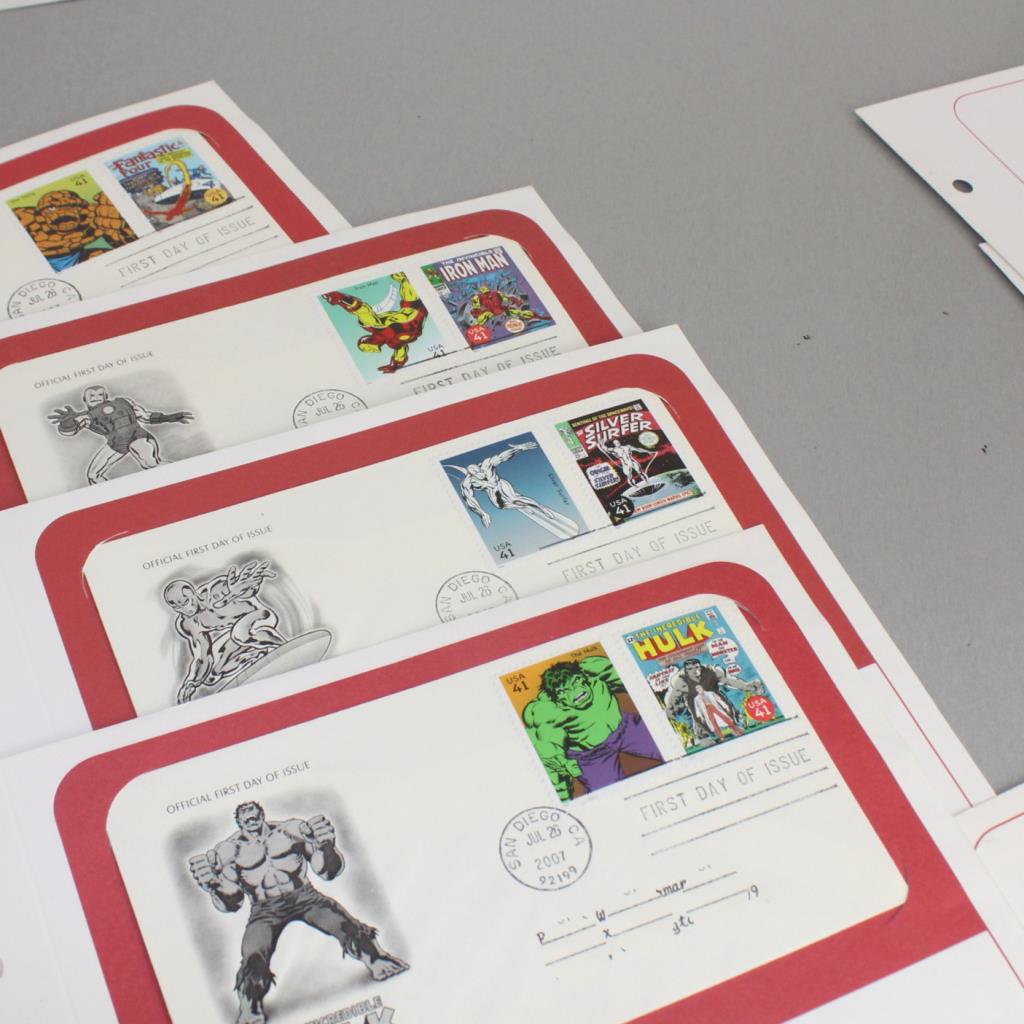 Marvel Comics Postal Commemorative Society: First Day Of Issue Stamp ...