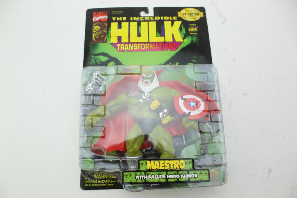 Marvel Comics The Incredible Hulk Transformations Maestro Action Figure ...