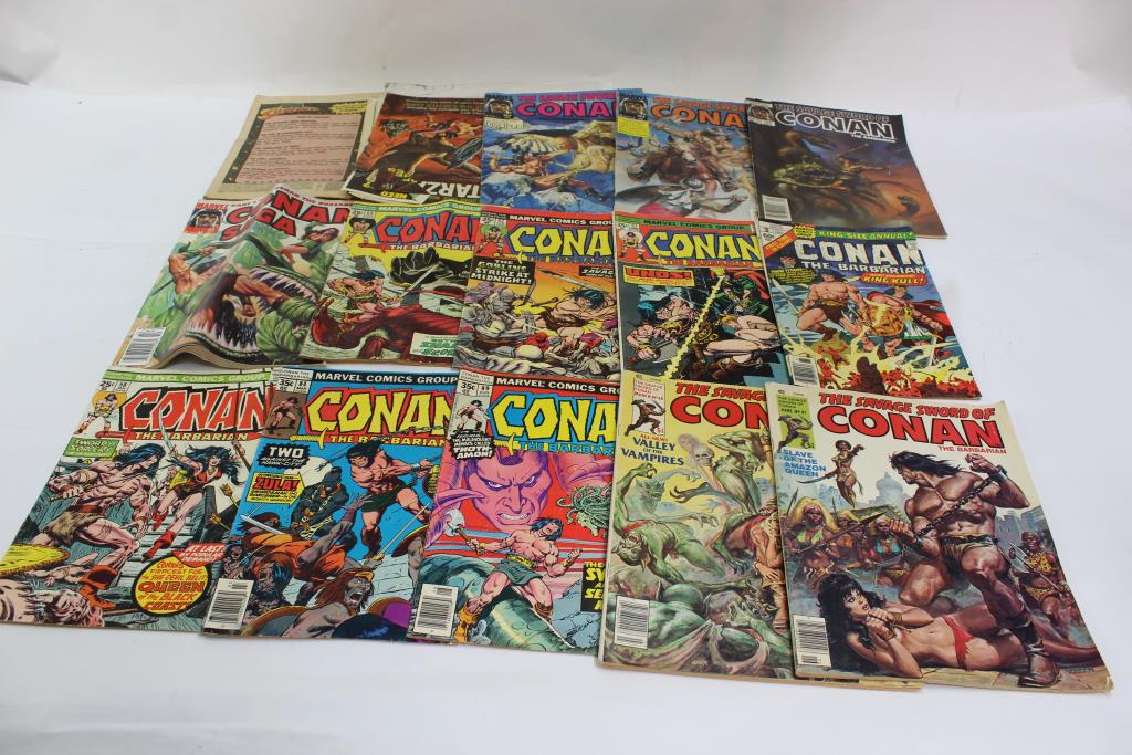 Marvel Conan, Black Panther, And Origins Of Comics 10+ Pieces ...