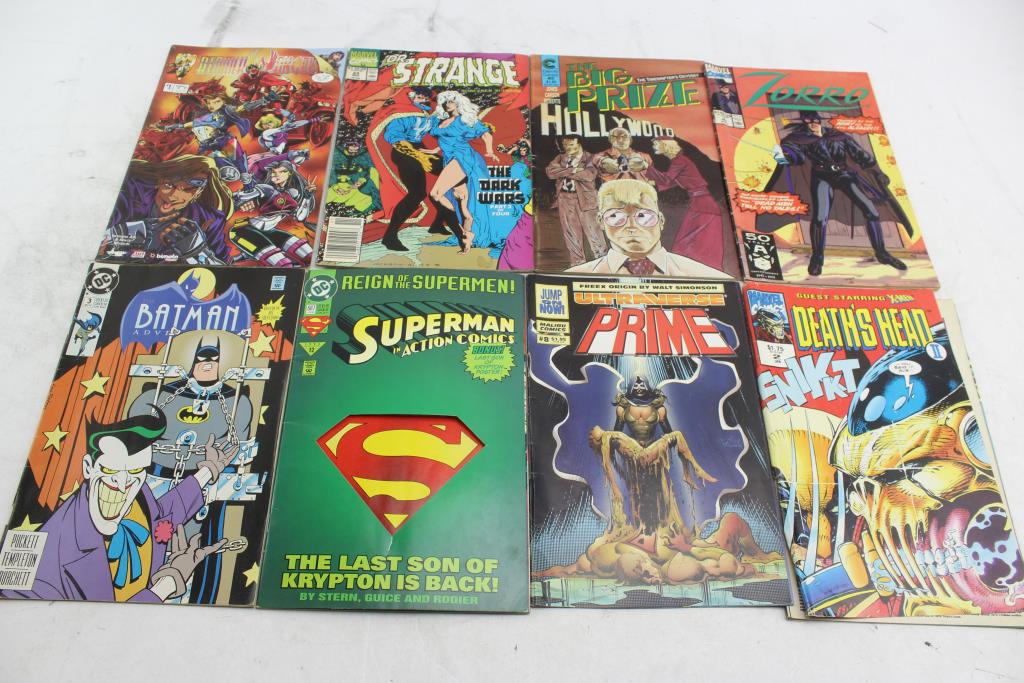 Marvel, DC, Eternity Comics, & More Comics; 7+ Pieces | Property Room