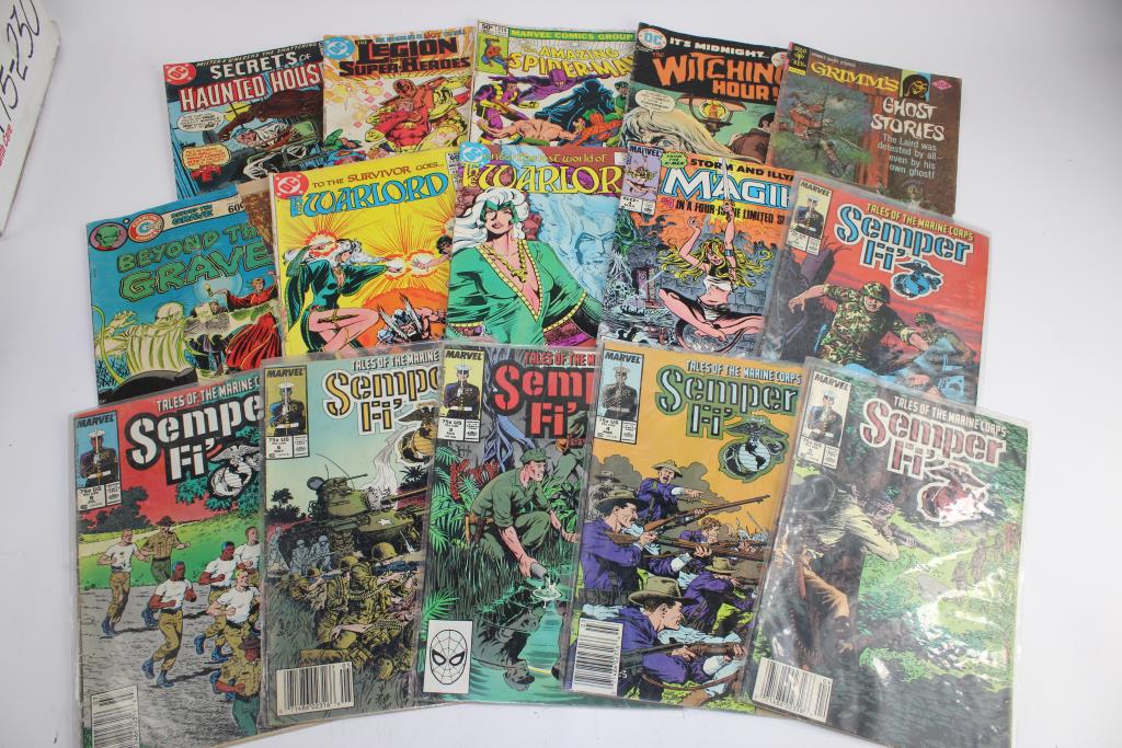 Marvel Semper Fi' And Other Comics 15 Pieces | Property Room