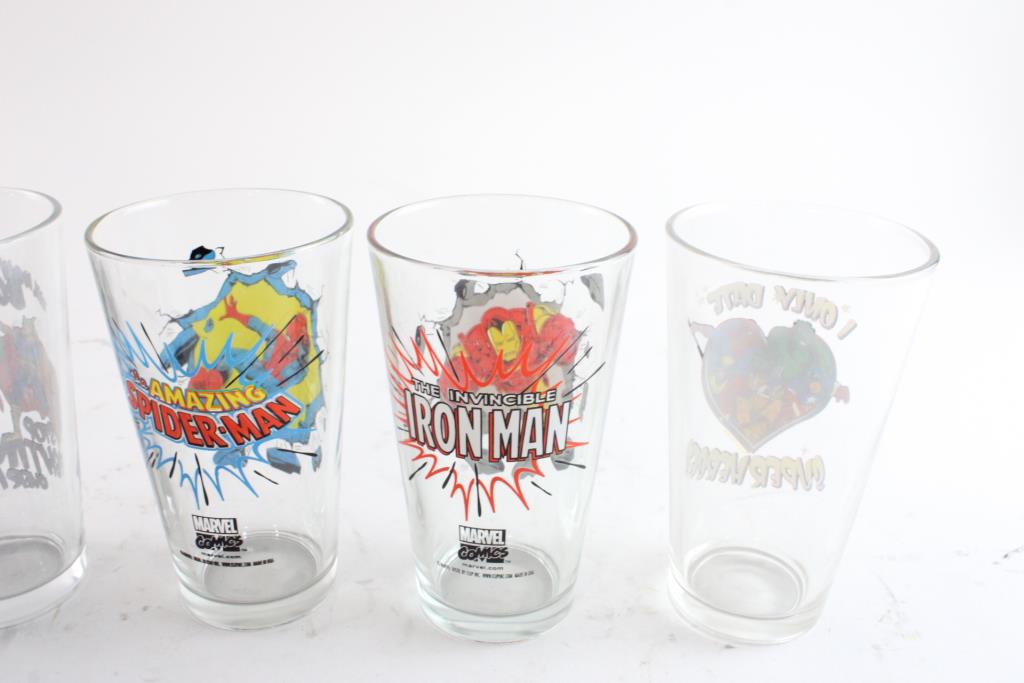 Marvel Superhero Glasses, 6 Pieces | Property Room