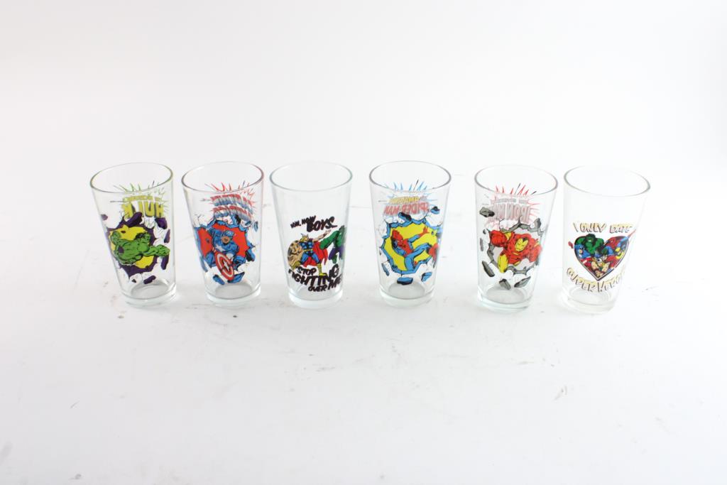 Marvel Superhero Glasses, 6 Pieces | Property Room