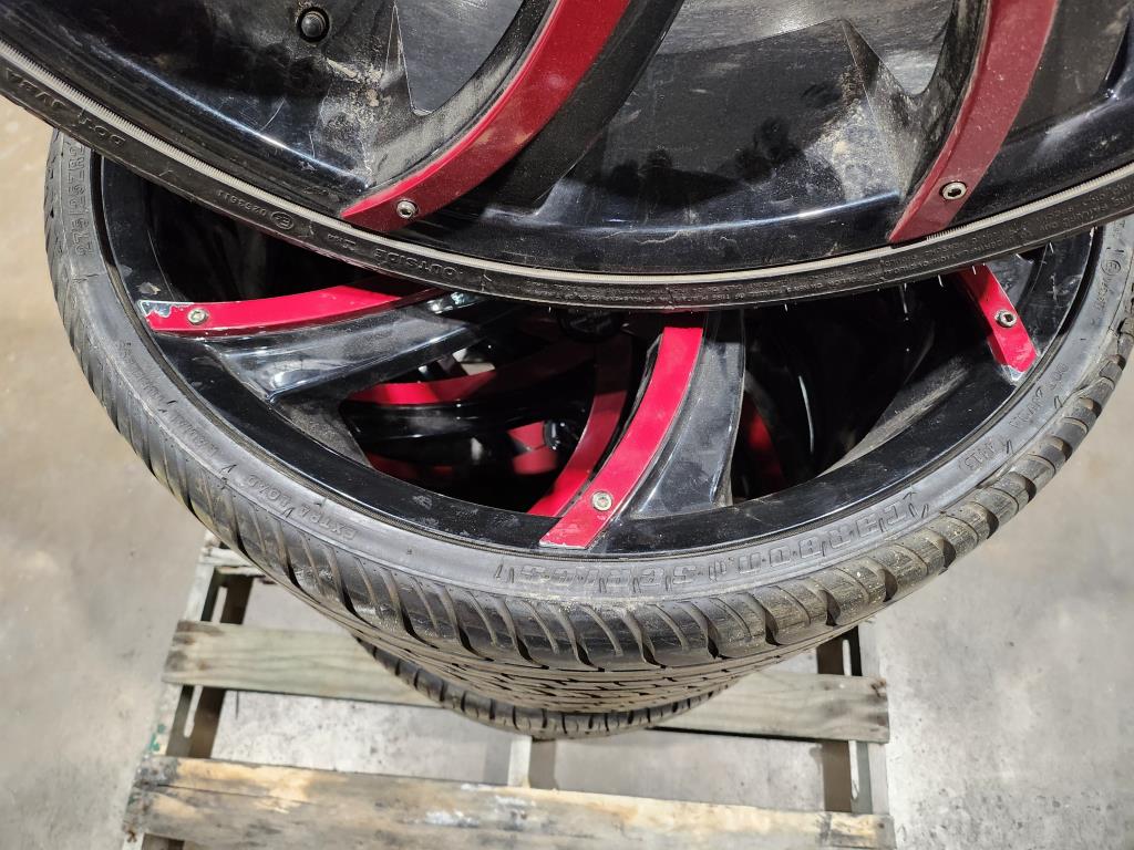 Massiv 24" Rims With Tires, 4 Pieces | Property Room