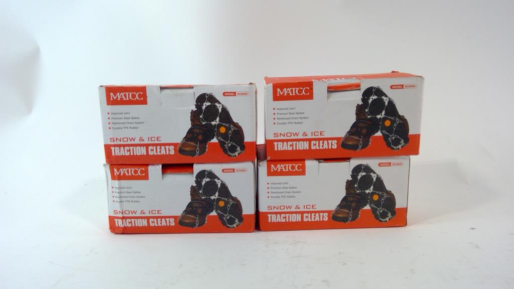 Matcc Snow&ice Traction Cleats, 4 Pieces | Property Room