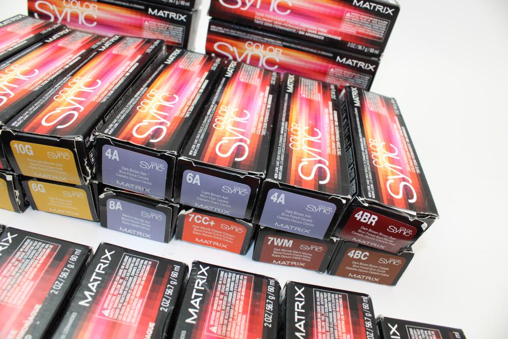 Matrix Assorted Color Sync Demi-permanent Colors; 15+ Pieces | Property ...