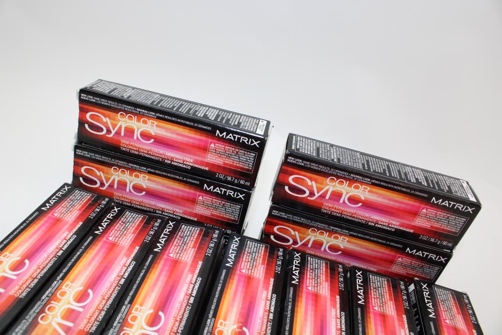 Matrix Assorted Color Sync Demi-permanent Colors; 15+ Pieces | Property ...