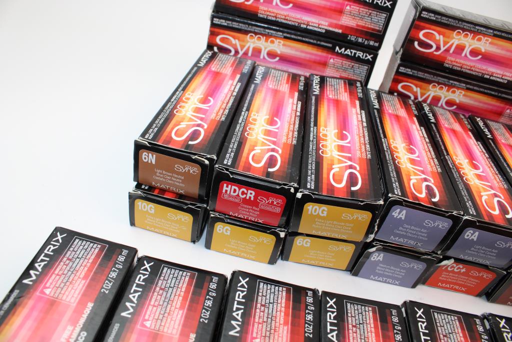 Matrix Assorted Color Sync Demi-permanent Colors; 15+ Pieces | Property ...