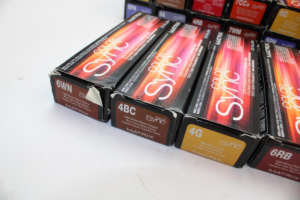 Matrix Assorted Color Sync Demi-permanent Colors; 15+ Pieces | Property ...