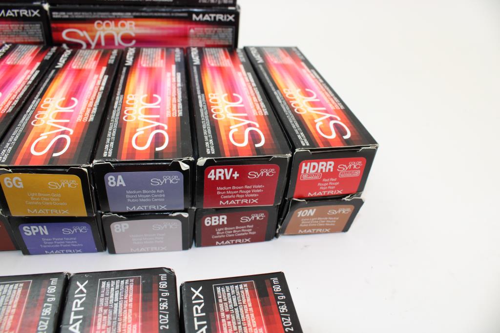 Matrix Assorted Color Sync Demi-permanent Colors; 15+ Pieces | Property ...