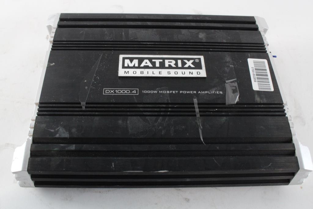 Matrix Car Amplifier | Property Room