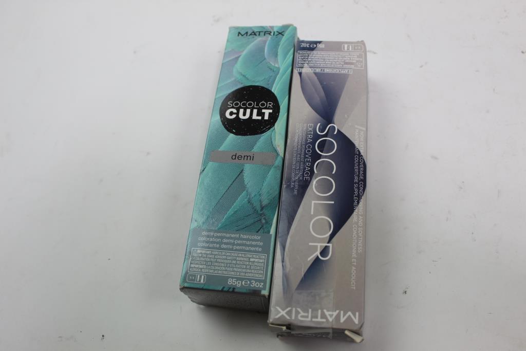 Matrix Socolor And Socolor Cult Demi-Permanent Haircolor: 4 Items ...