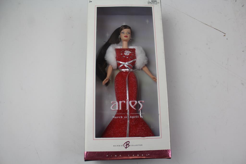 Mattel Barbie Pink Label Aries Astrological Doll | Property Room