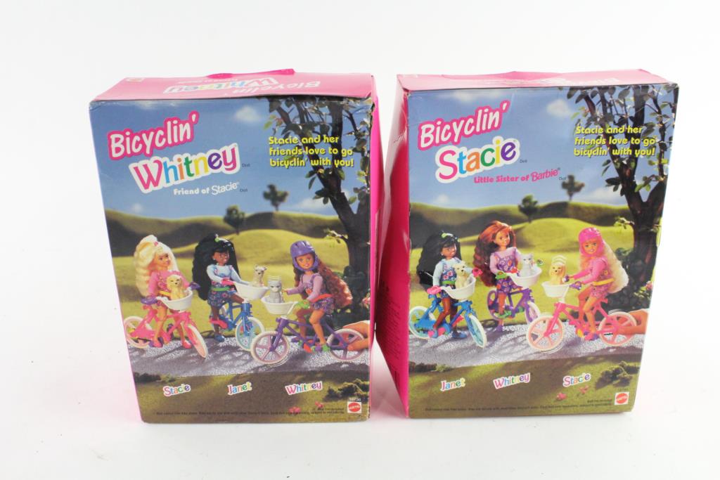 Mattel Bicyclin Stacie And Whitney Dolls, 2 Pieces | Property Room