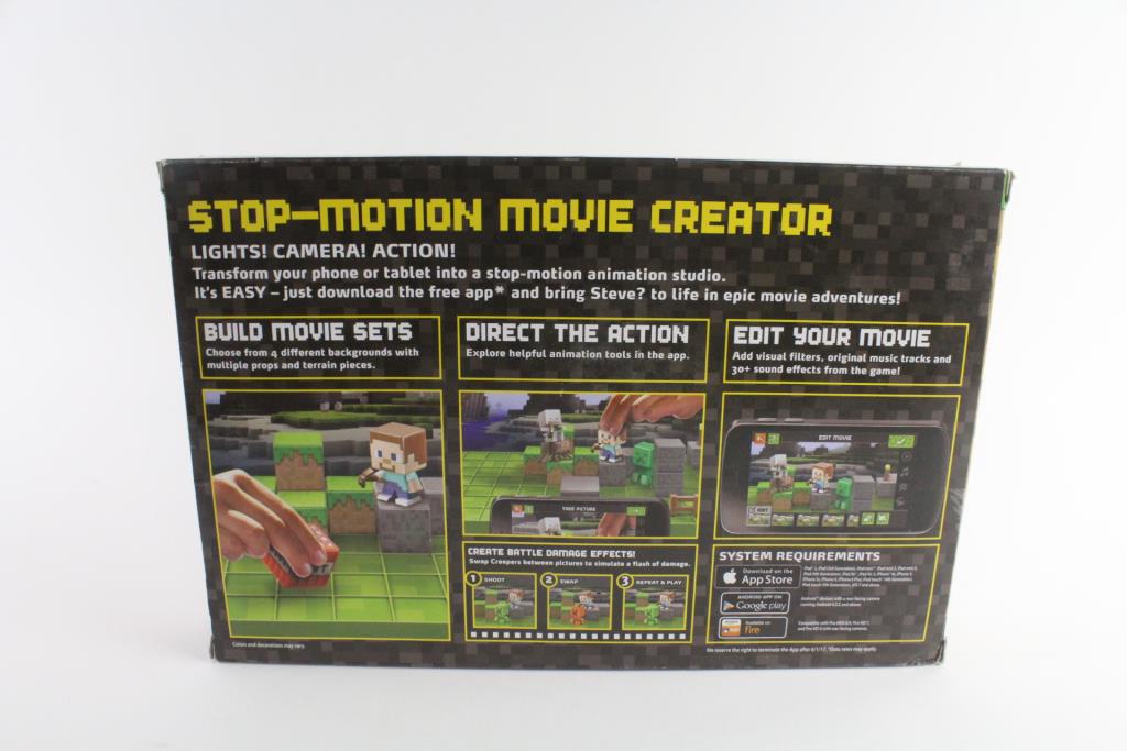 Mattel Mojang Minecraft Stop-Motion Movie Creator | Property Room