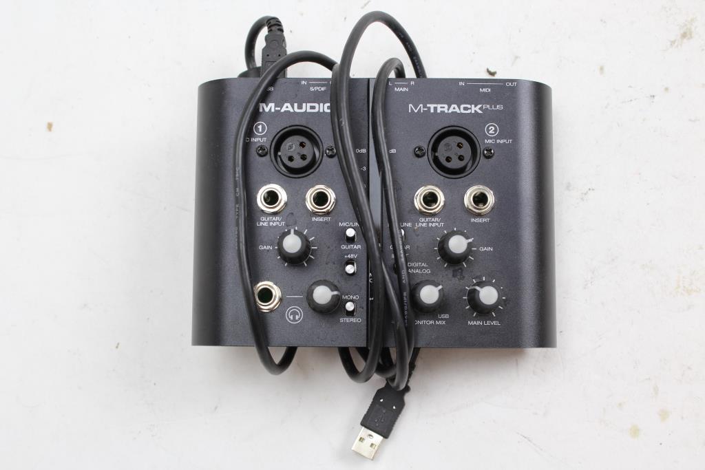 M-Audio M-Track Plus 2-Channel Audio Interface | Property Room