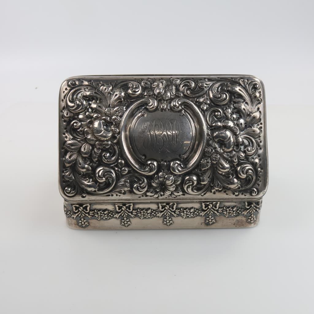Mauser Manufacturing Sterling Silver Trinket Box | Property Room