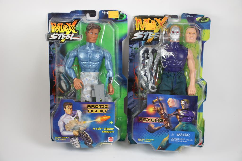 Max Steel Action Figure Bulk Lot, 6 Pieces | Property Room