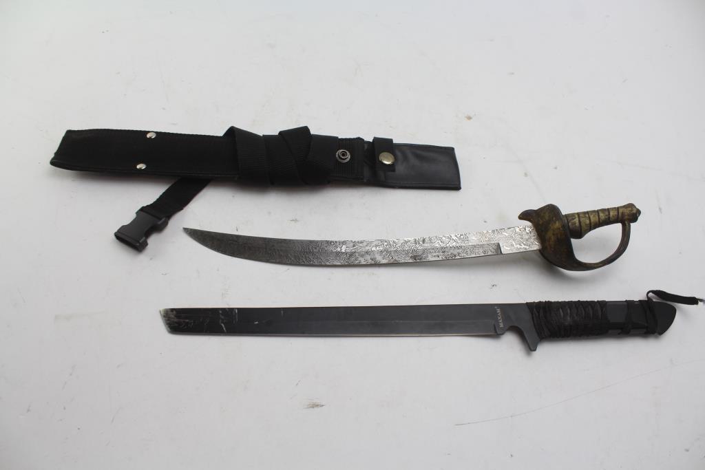 Maxam And Acid-Etched Style Swords; 2 Items | Property Room