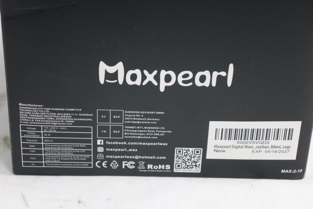Maxpearl Max-2-10 Home Waxing Kit | Property Room