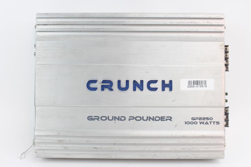 Maxxsonics Crunch Ground Pounder Amplifier | Property Room