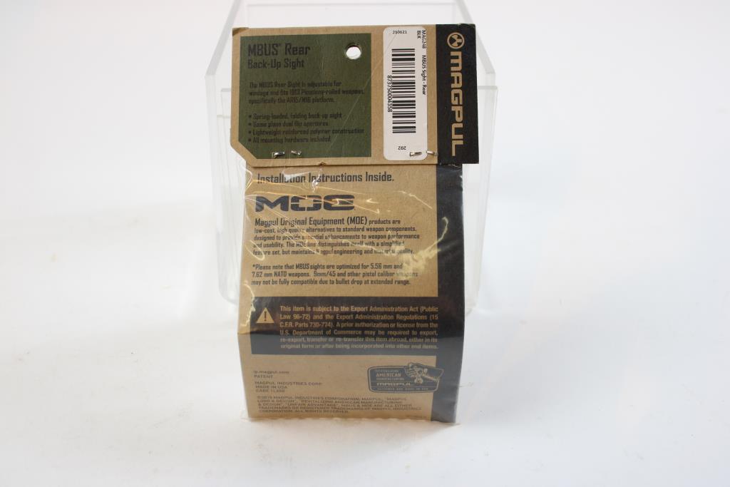MBUS Rear Back-Up Sight | Property Room